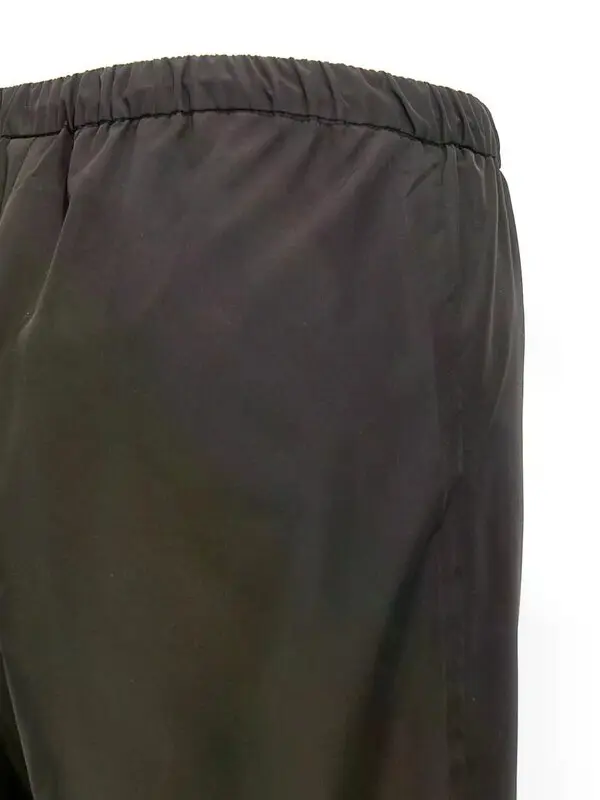 NOT AFTER TEN Parachute Straight Trousers With Drawstring Waistband