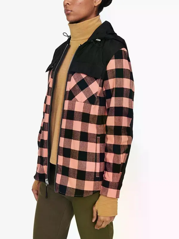 Aztech Mountain Hooded Checked Cotton Jacket