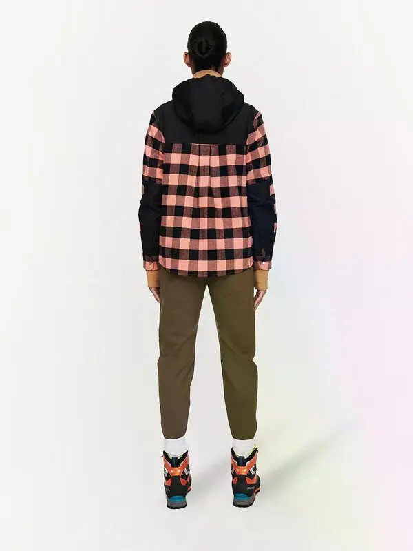Aztech Mountain Hooded Checked Cotton Jacket