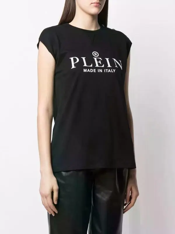 Philipp Plein Logo Print T-shirt