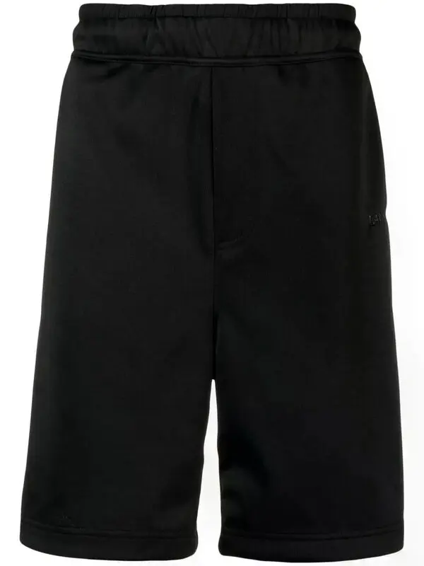 LANVIN Embroidered Logo Track Shorts