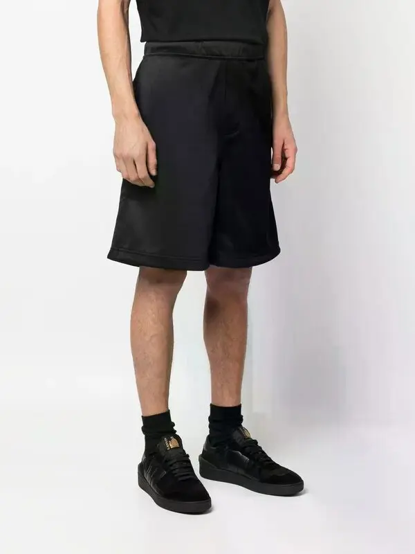 LANVIN Embroidered Logo Track Shorts