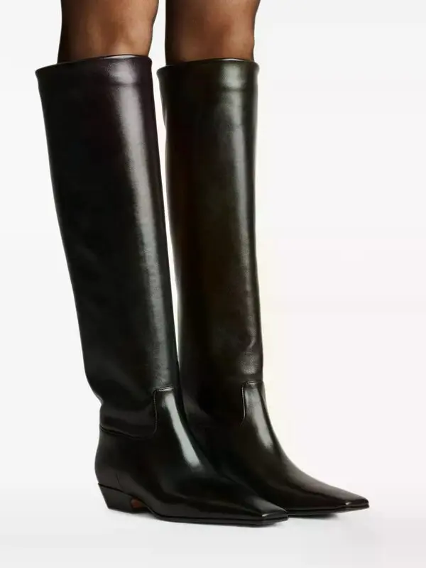 Khaite The Marfa Leather Boots