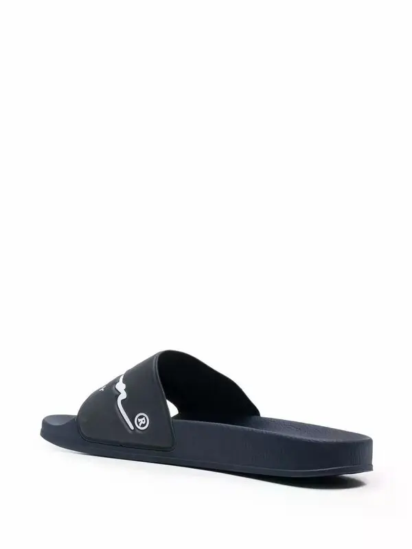Philipp Plein Embossed Logo Slides