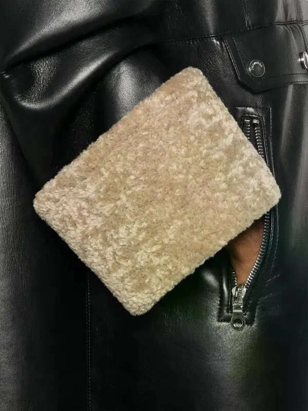 Nanushka Faux-shearling Trim Coat