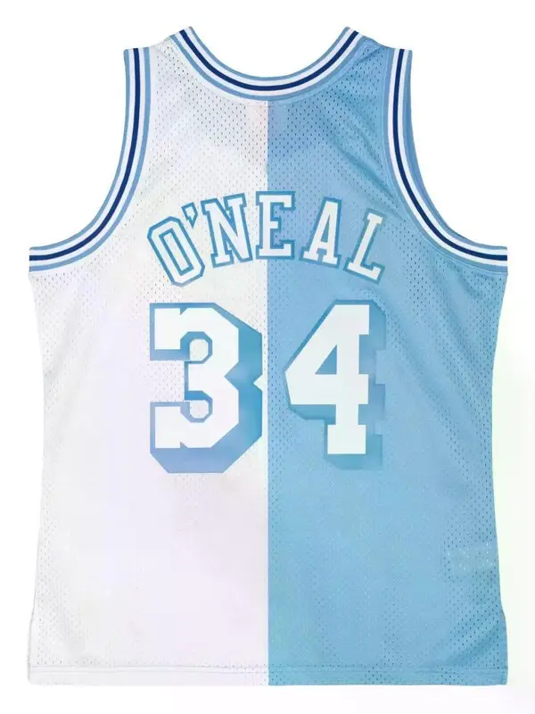Mitchell & Ness X Nba Los Angeles Lakers 1996 Shaquille O'neal Split Swingman Tank Top - Blue