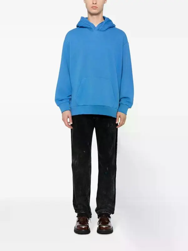Undercover Embroidered Trim Cotton Hoodie