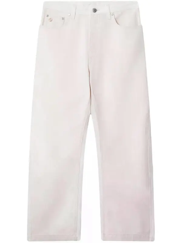 Stella McCartney High-waisted Cropped Jeans - Neutrals