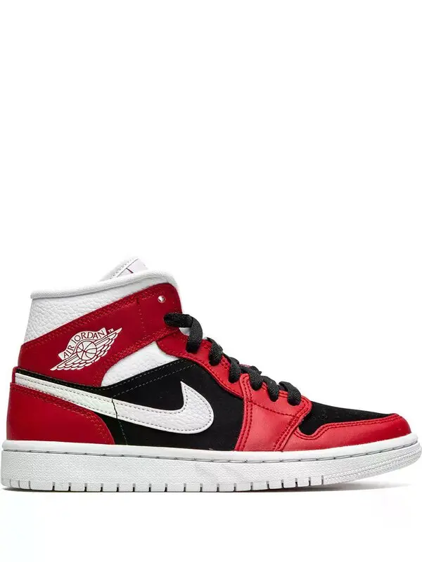 JORDAN Air 1 Mid Sneakers - Red