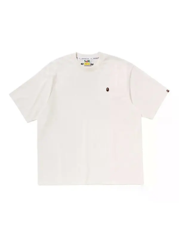 A BATHING APE Logo-print T-shirt - Neutrals