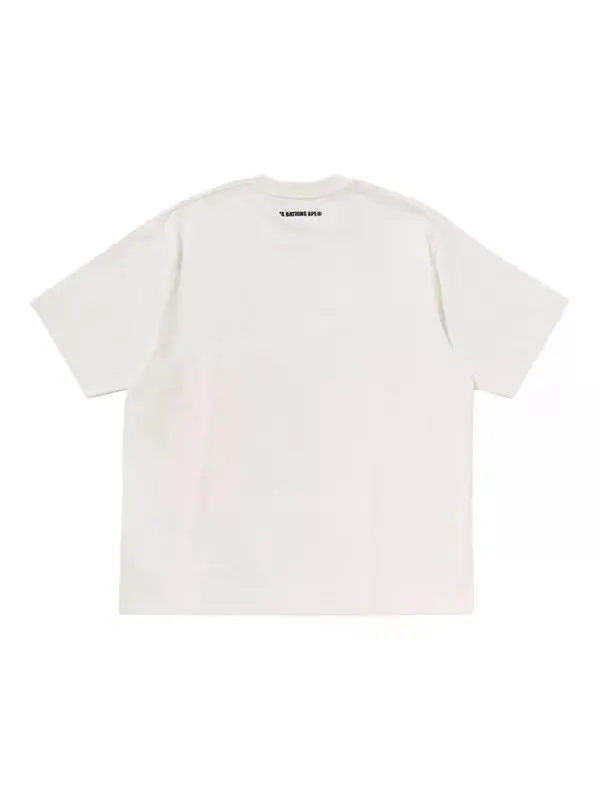 A BATHING APE Logo-print T-shirt - Neutrals