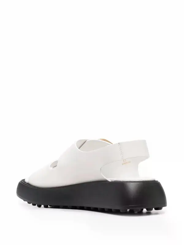TOD'S Buckled Leather Sandals