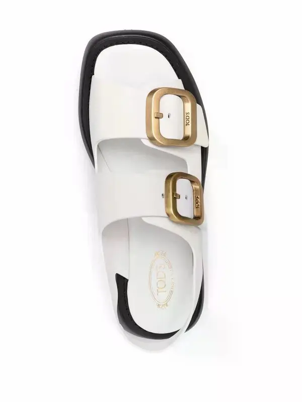 TOD'S Buckled Leather Sandals