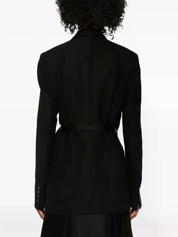 TOTEME Satin-lapel Wrap Blazer