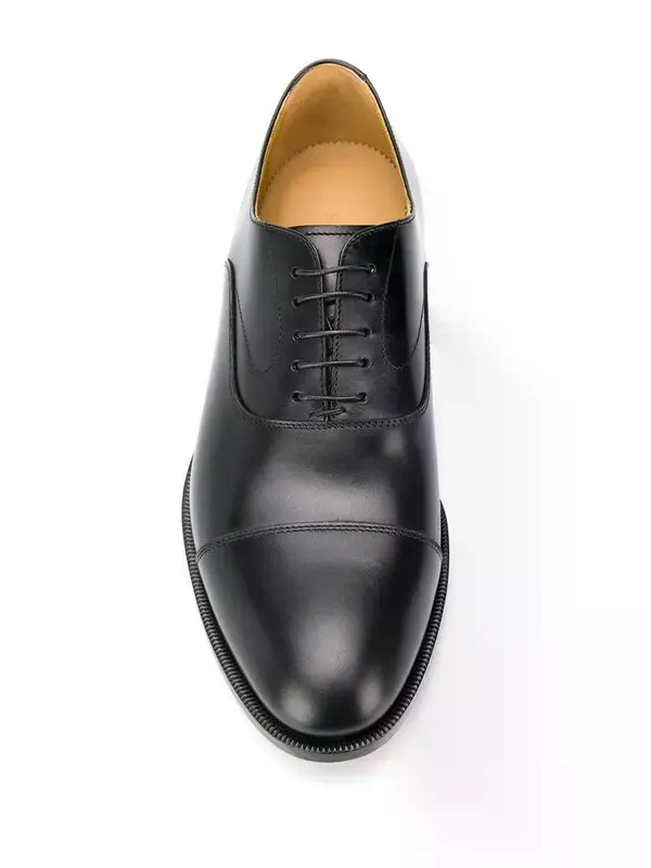 SCAROSSO Leather Oxford Shoes