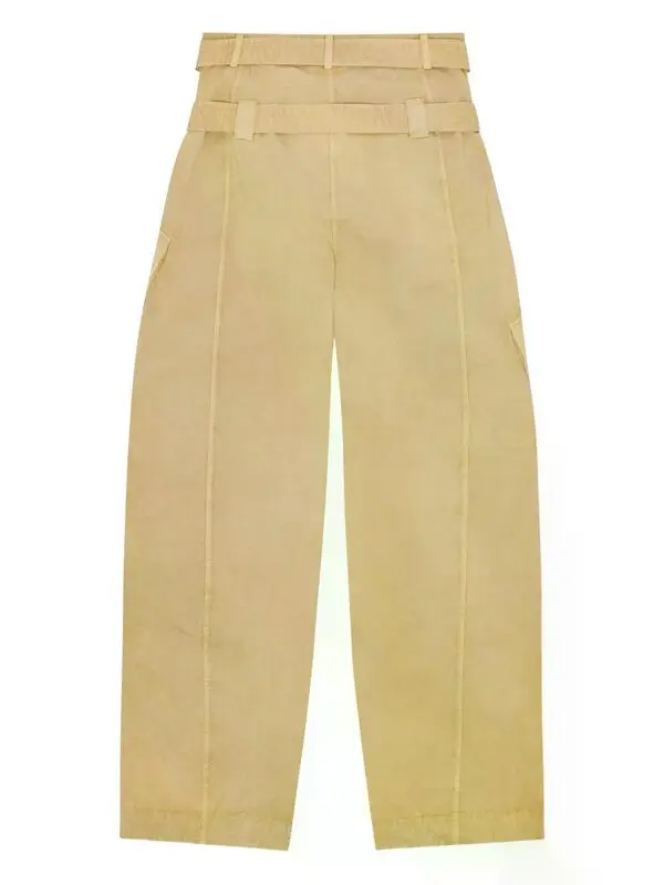 GANNI Belted Cargo Trousers