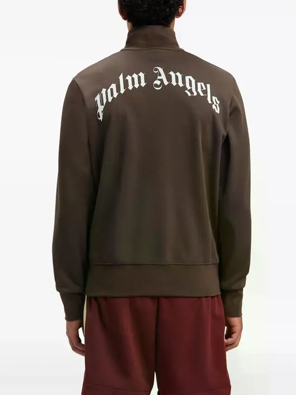 Palm Angels Logo-print Zip-up Track Jacket