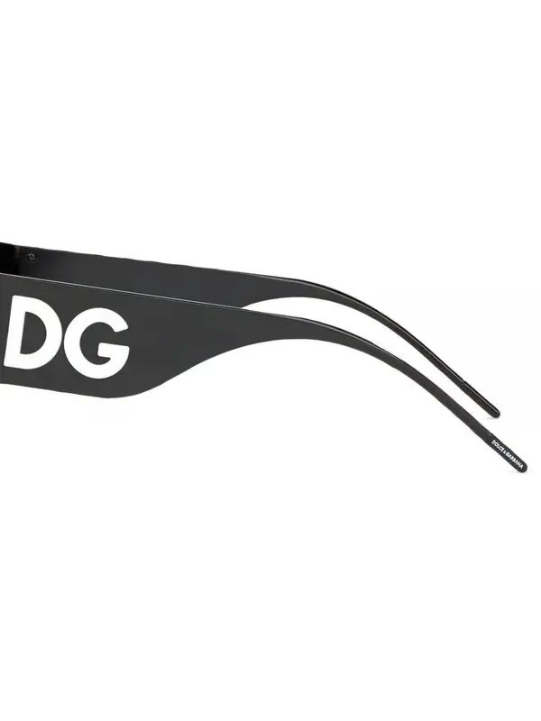 Dolce & Gabbana Oversized Logo Sunglasses