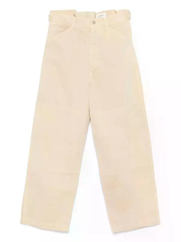 LEMAIRE Big Work Trousers In Light Beige