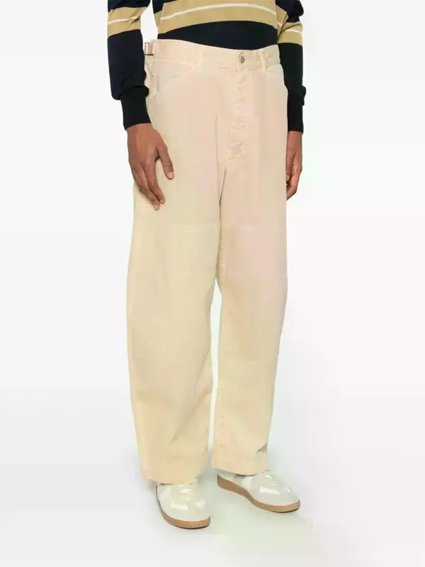 LEMAIRE Big Work Trousers In Light Beige