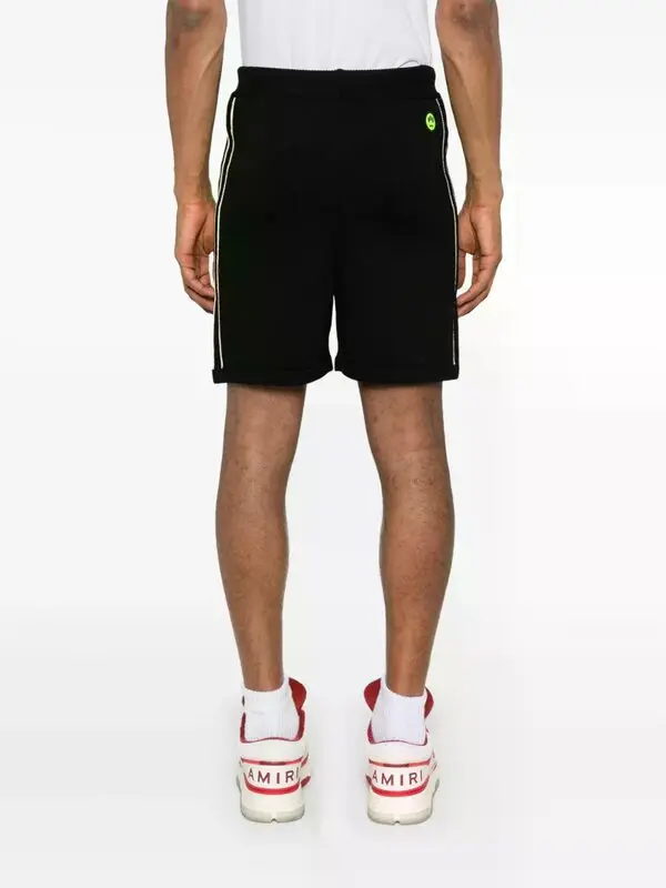 BARROW Embroidered Logo Knitted Shorts