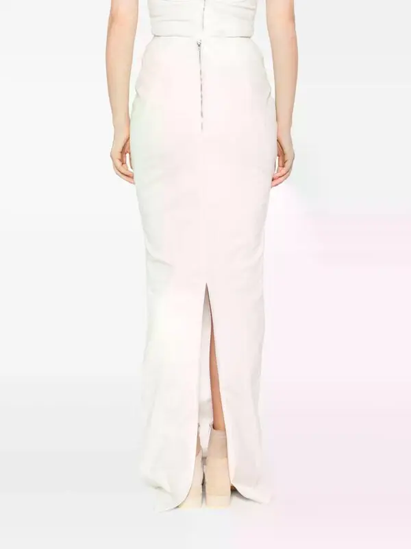 ENTIRE STUDIOS Maxi Skirt In Bone White