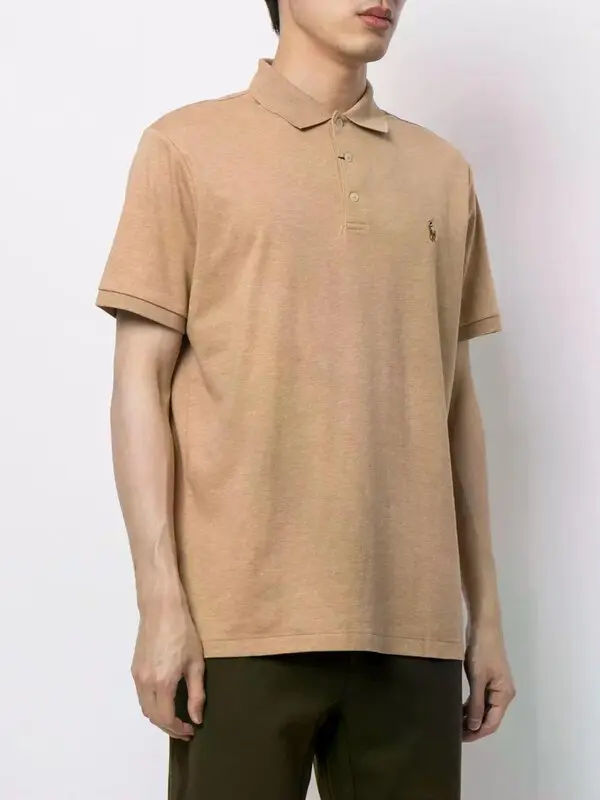 Polo Ralph Lauren Embroidered Pony Polo Shirt - Brown