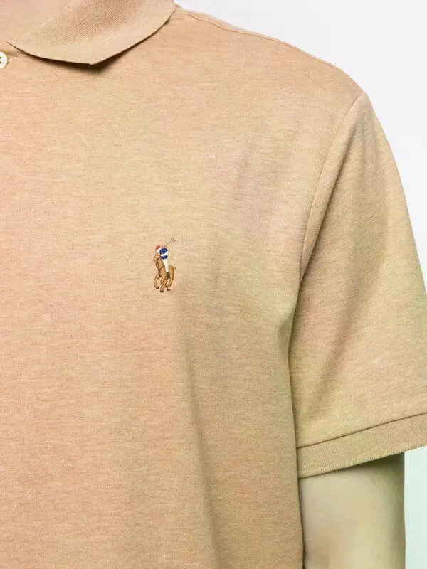Polo Ralph Lauren Embroidered Pony Polo Shirt - Brown