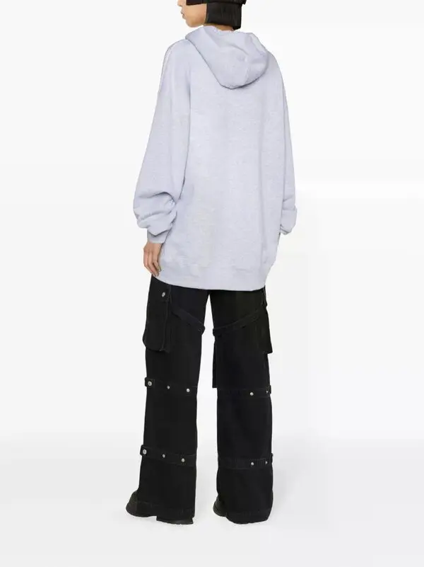 Moschino Logo Print Cotton Hoodie