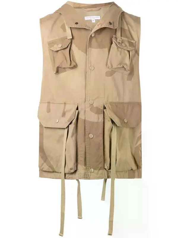 Engineered Garments Animal Print Gilet