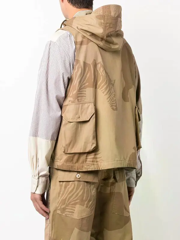 Engineered Garments Animal Print Gilet