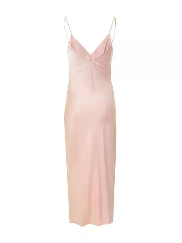 GILDA & PEARL Sophia Midi Slip Dress - Pink