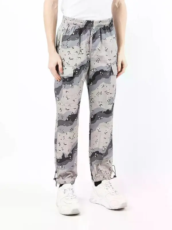BILLIONAIRE BOYS CLUB Camouflage Print Cargo Trousers