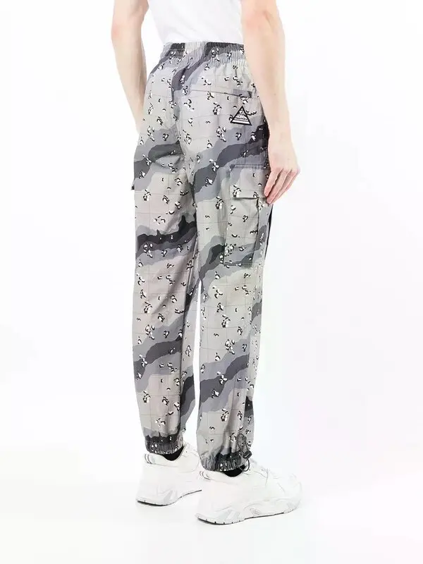 BILLIONAIRE BOYS CLUB Camouflage Print Cargo Trousers