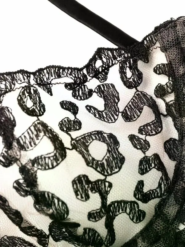 FLEUR OF ENGLAND Kittie Caged-strap Balcony Bra