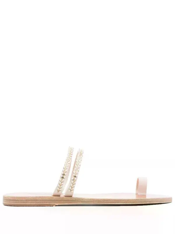 ANCIENT GREEK SANDALS Skalida Open-toe Slides - White