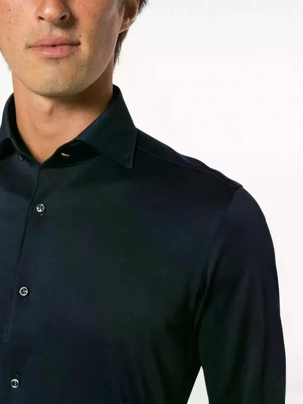 Boggi Milano Long-sleeve Button-up Shirt - Blue