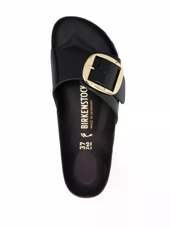 BIRKENSTOCK Madrid Big Buckle Sandals - Black