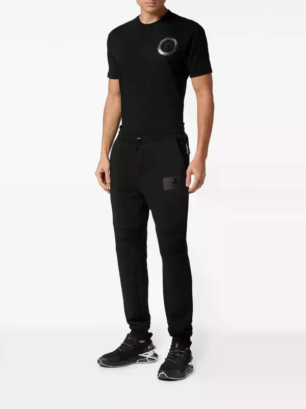 PLEIN SPORT Ribbed Panelling Track Pants