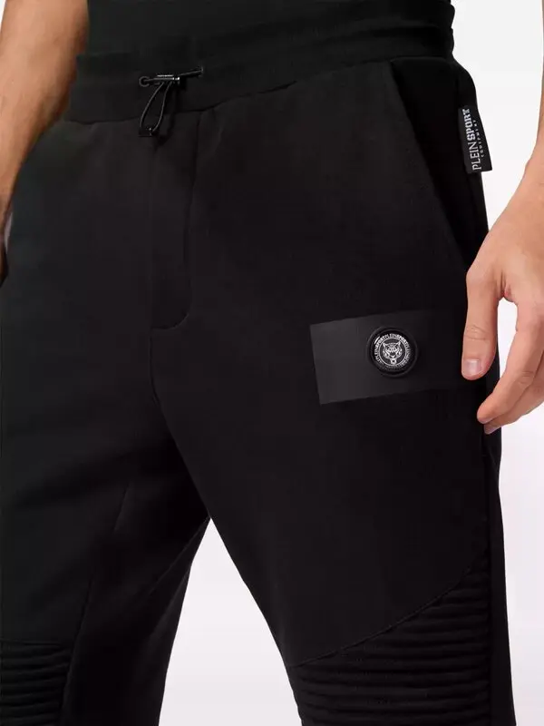 PLEIN SPORT Ribbed Panelling Track Pants