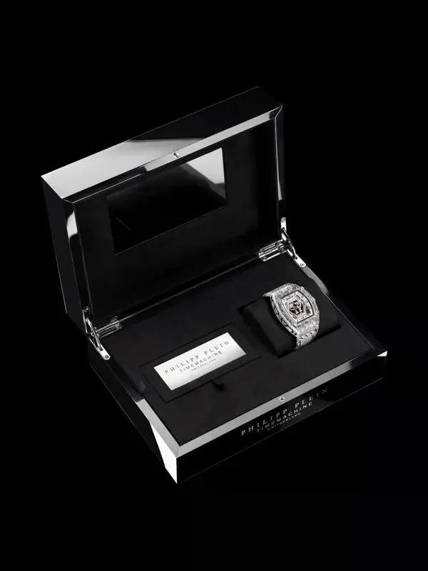 Philipp Plein Crypto King Hexagon Ice Breaker Watch - Neutrals