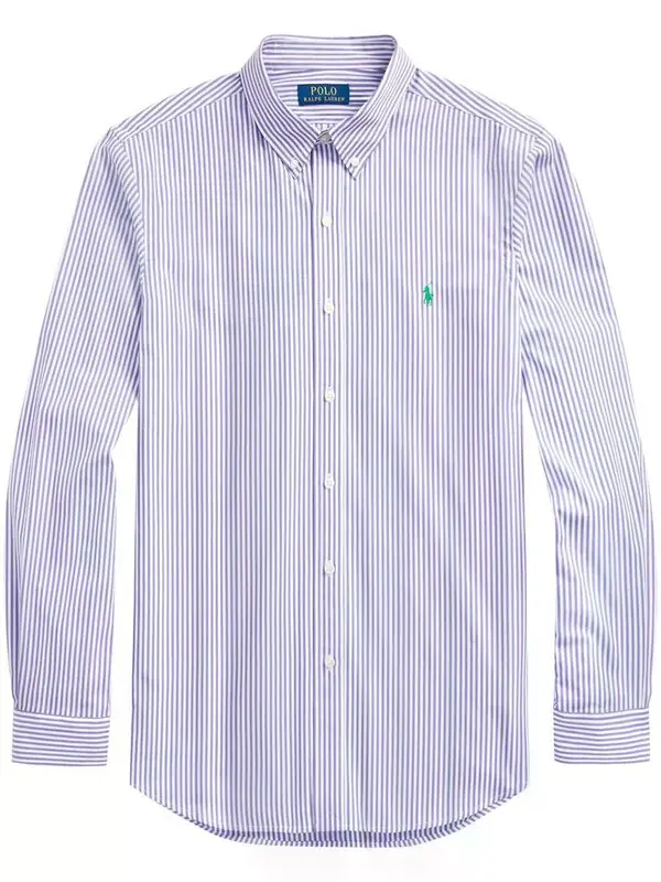 Polo Ralph Lauren Polo Pony-embroidered Striped Shirt - White
