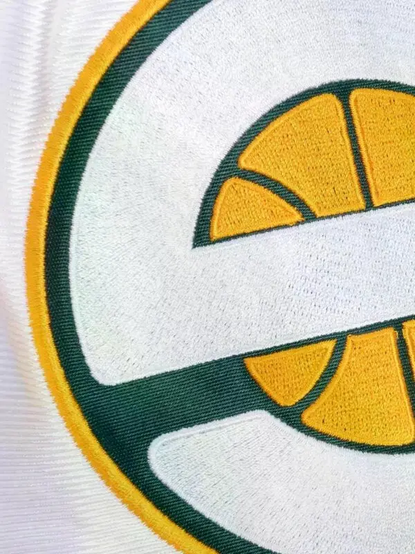Mitchell & Ness Seattle Supersonics Graphic Appliqué Basketball Shorts