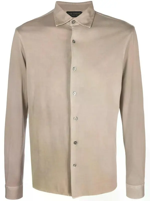 DELL'OGLIO Long-sleeve Cotton Shirt