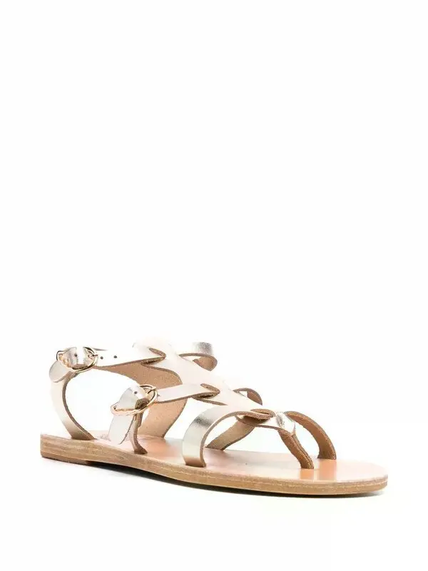 ANCIENT GREEK SANDALS Grace Kelly Leather Sandals - Yellow