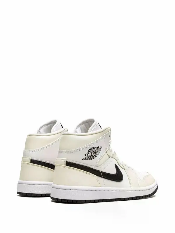 JORDAN Air 1 Mid Coconut Milk Sneakers - Neutrals