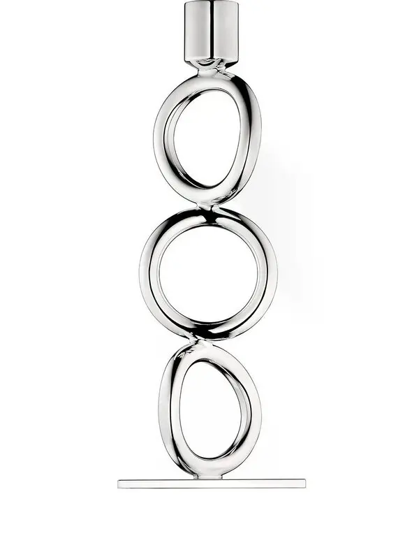 Christofle Vertigo Three-ring Candlestick
