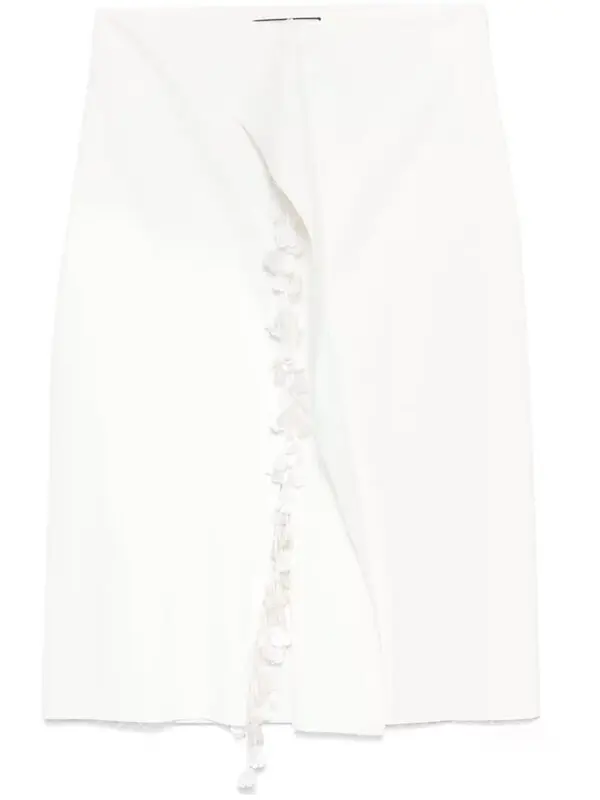 Plan C Embellished Midi Skirt