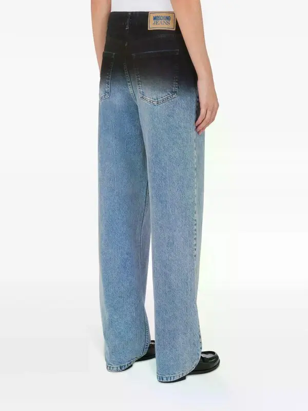 Moschino Two-tone Denim Jeans - Blue