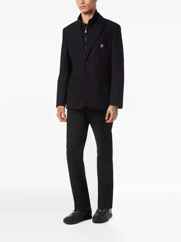 BILLIONAIRE Logo-patch Blazer